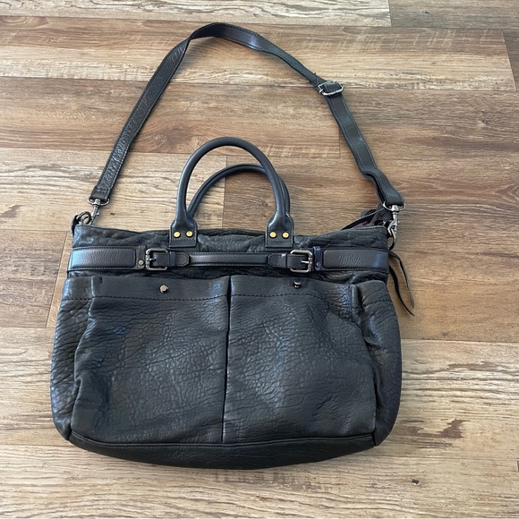 Kooba | Bags | Kooba Black Soft Leather Satchel With Strap | Poshmark